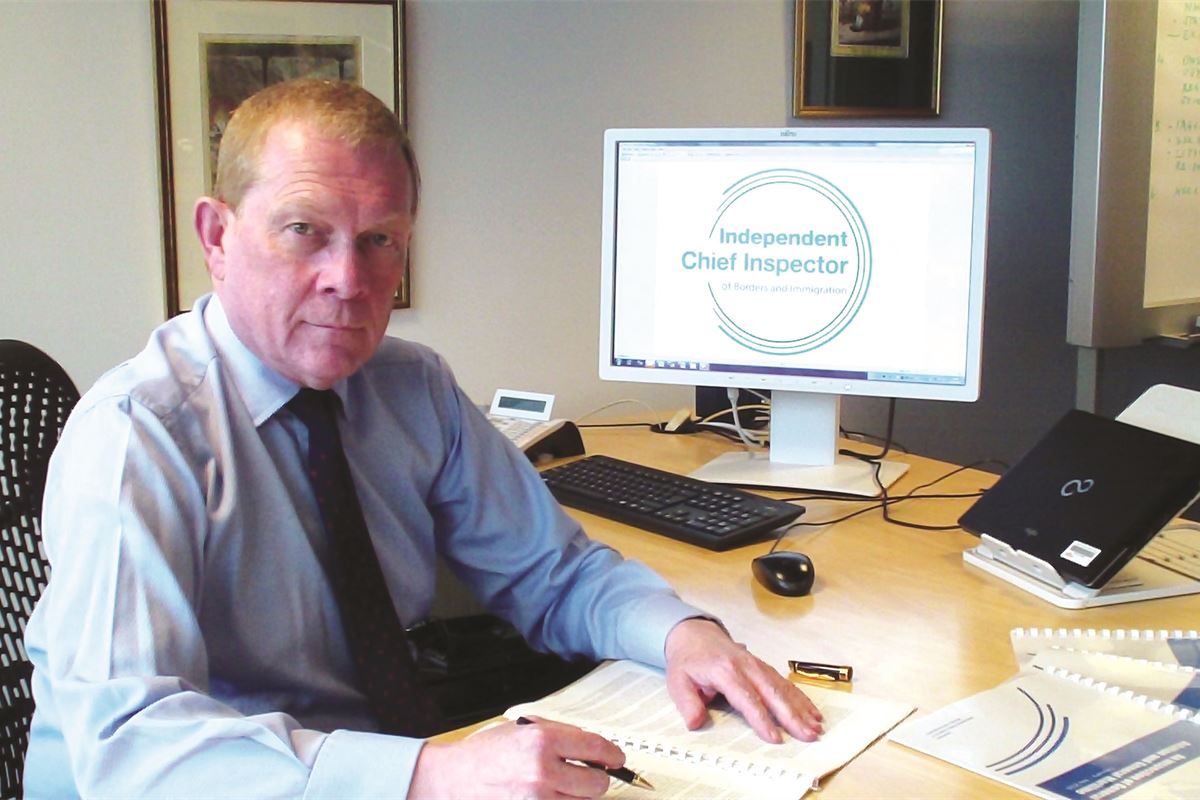 Bolt of insight: ex-chief inspector of borders and immigration David ...