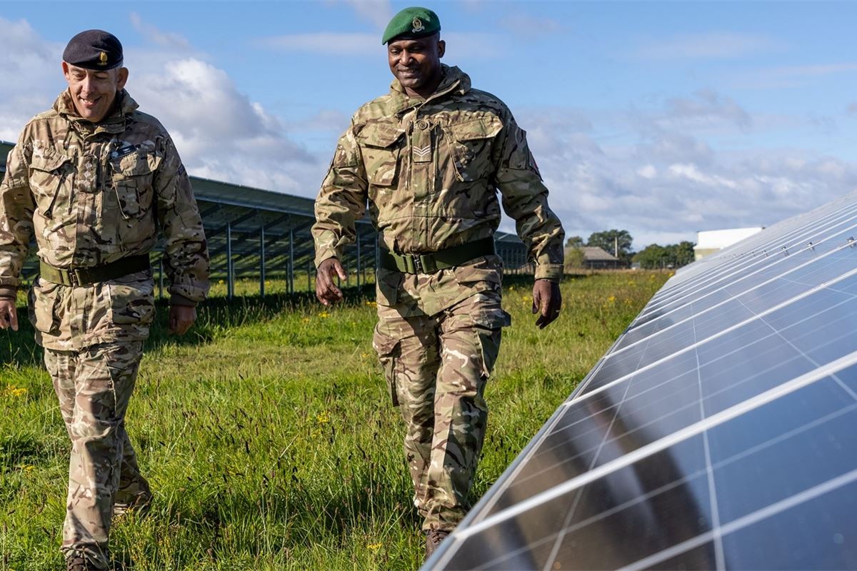 Army boosts green credentials with first solar farm
