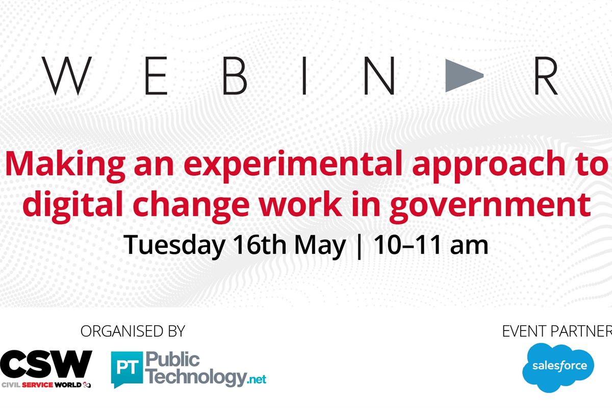 Making an experimental approach to digital change work in government