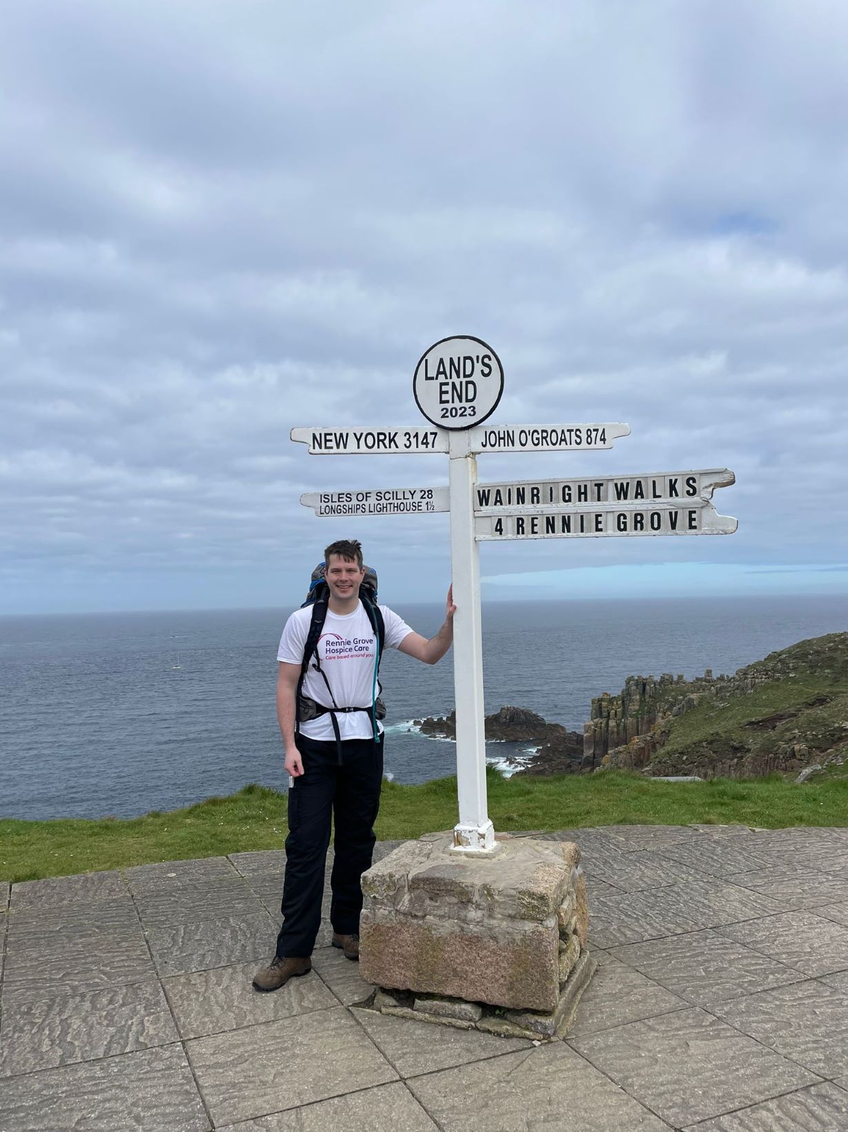 Civil servant raises £5k for charity in walk across the UK